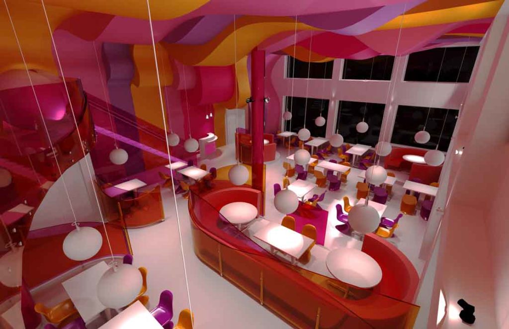 Restaurant – The Curve – Kreo-design